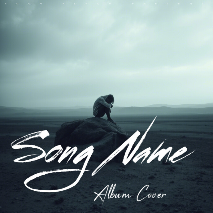 Modèle Song name and artist name album cover design | PosterMyWall