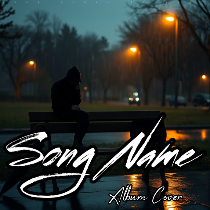 Copy of Song name and artist name album cover design | PosterMyWall