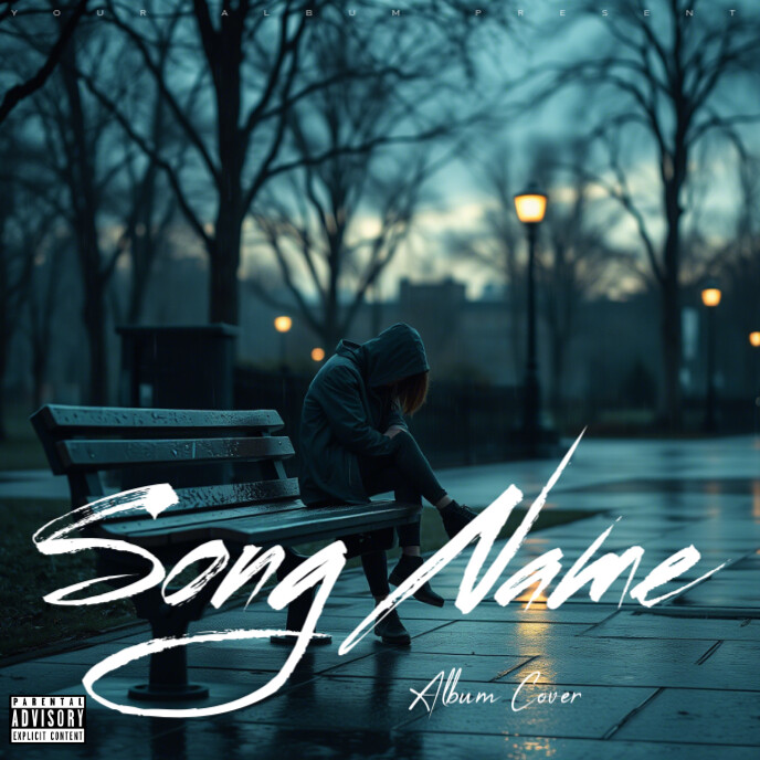 Copy of Song name and artist name album cover design | PosterMyWall