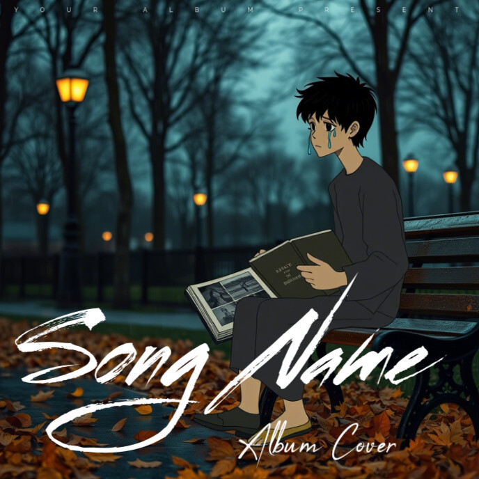 Song name and artist name album cover design Template | PosterMyWall