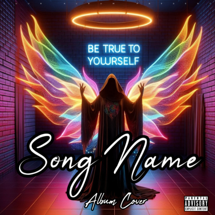 Song name and artist name album cover design Template | PosterMyWall