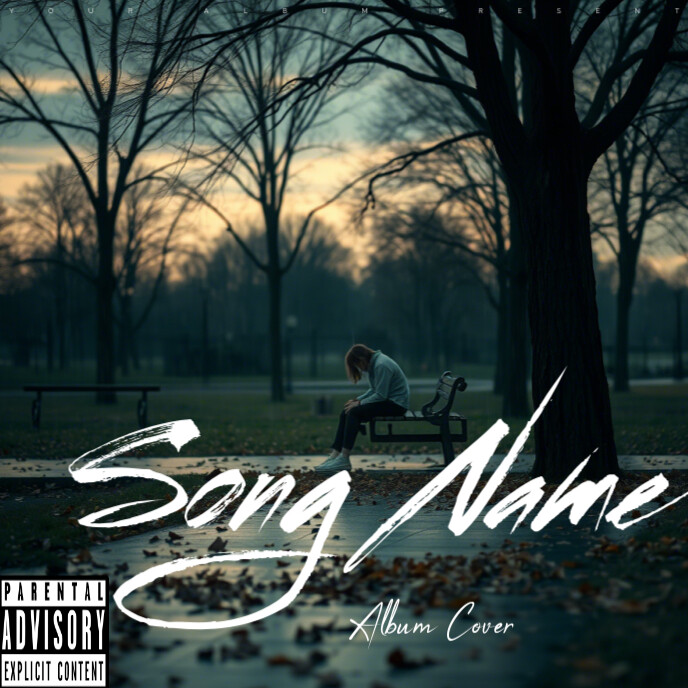 Song name and artist name album cover design Template | PosterMyWall