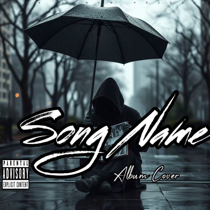 Plantilla de Song name and artist name album cover design | PosterMyWall