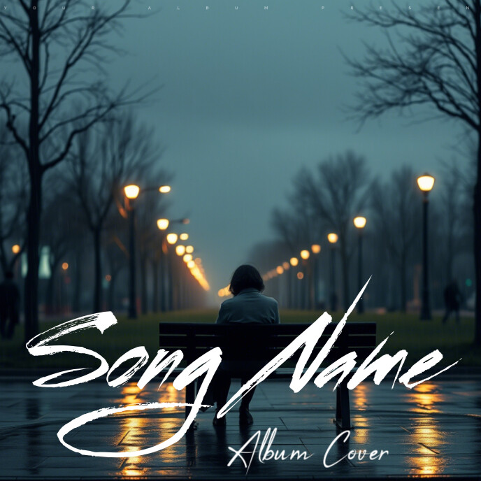 Song name and artist name album cover Template | PosterMyWall