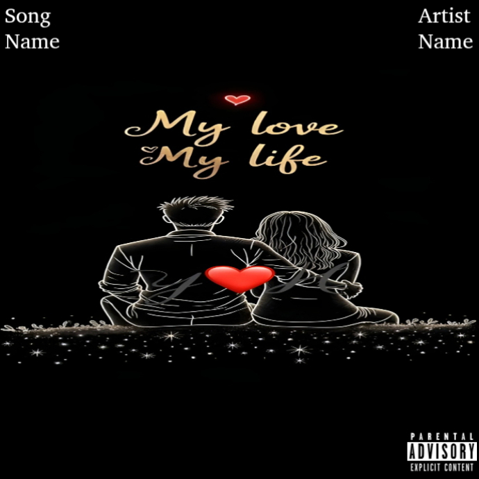 Song Name Artist Name Template | PosterMyWall