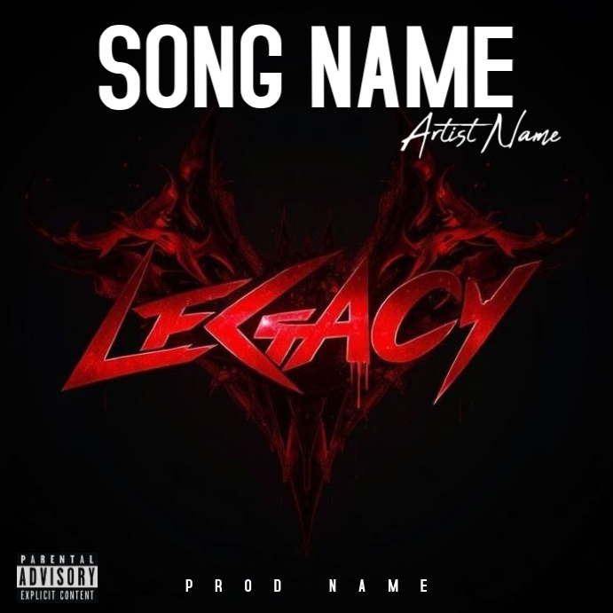 song name Template | PosterMyWall