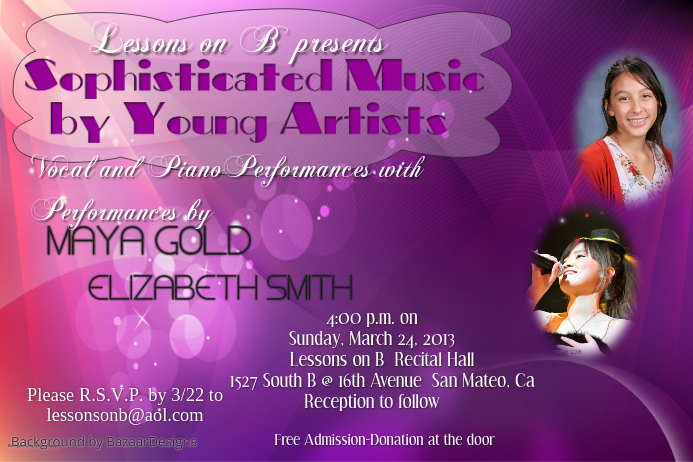 Copy of Maya's Performance ShowCase (copy) | PosterMyWall