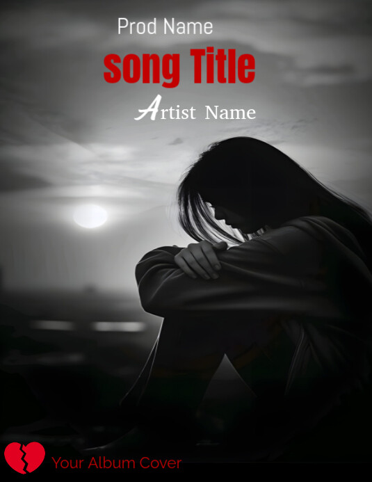 Song title card design template | PosterMyWall