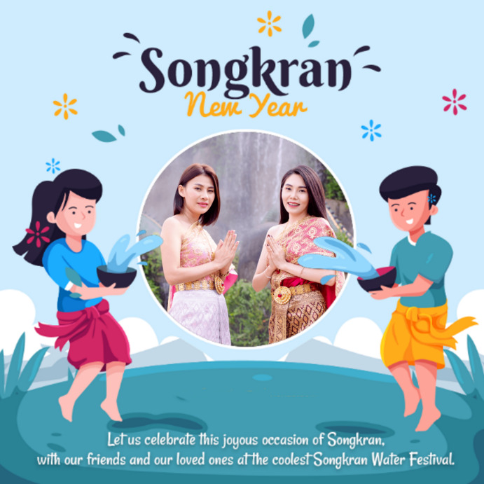 Songkran Template | PosterMyWall