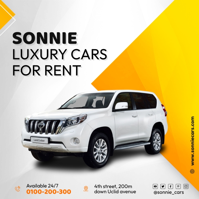 Sonnie cars (2) Template | PosterMyWall