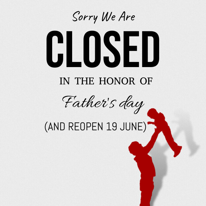 Sorry we are closed Template | PosterMyWall