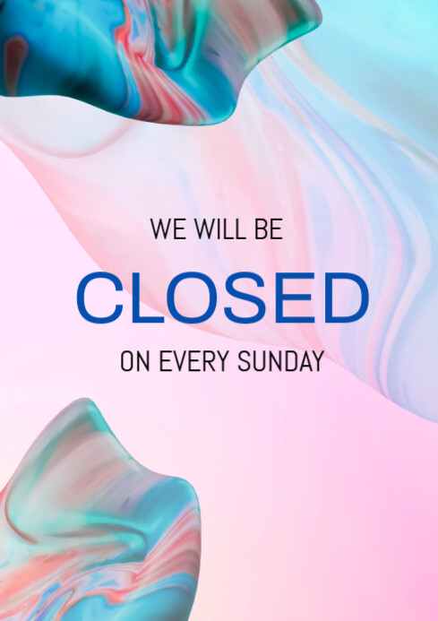 Sorry we are closed Template | PosterMyWall