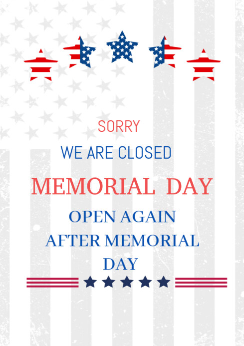 Sorry we are closed Template | PosterMyWall