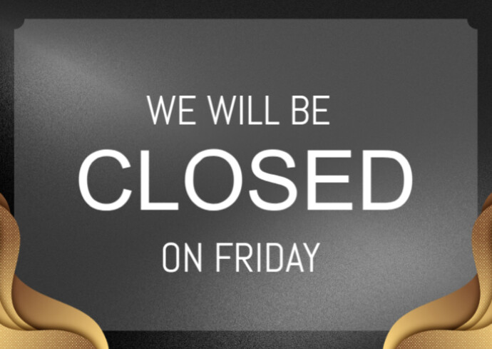 Sorry we are closed Template | PosterMyWall