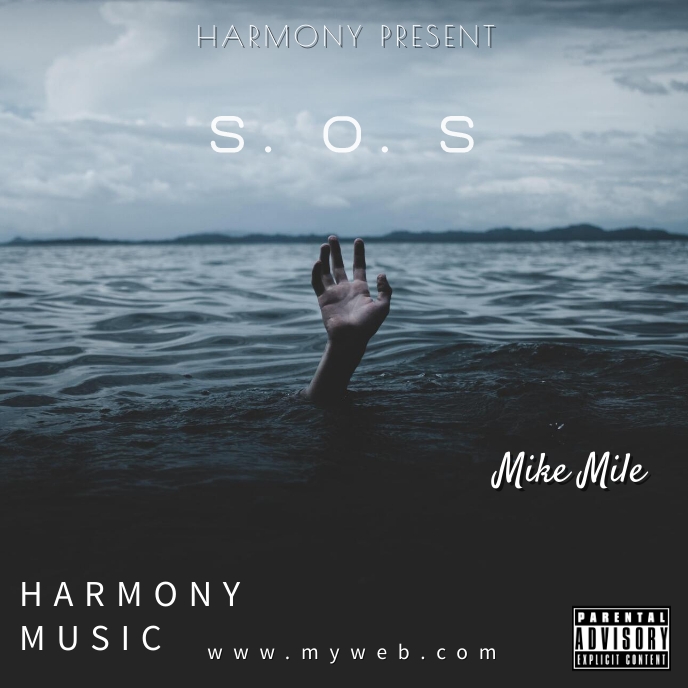 SOS Rock Album Cover Art Template | PosterMyWall