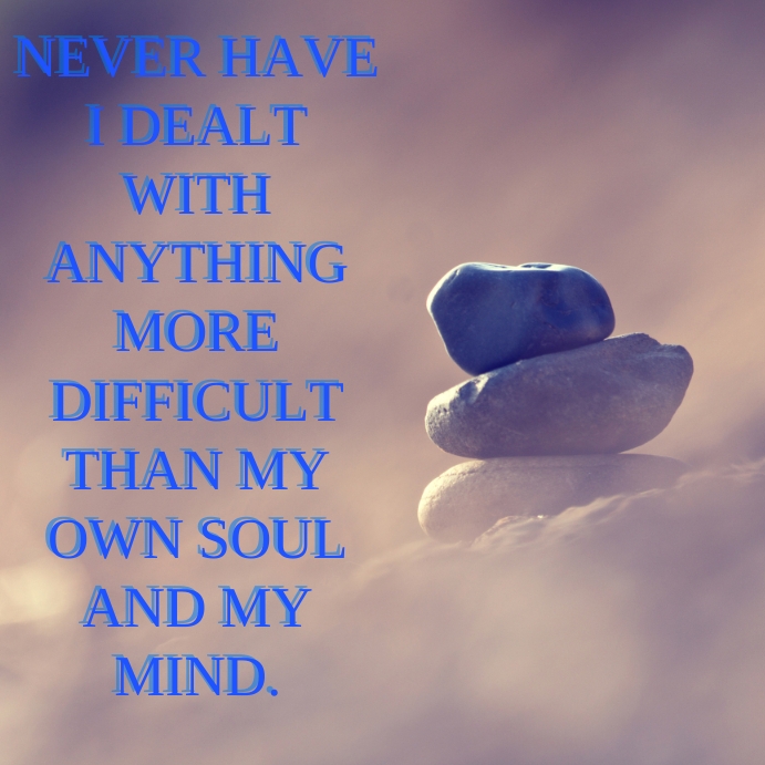 SOUL AND MIND QUOTE TEMPLATE | PosterMyWall