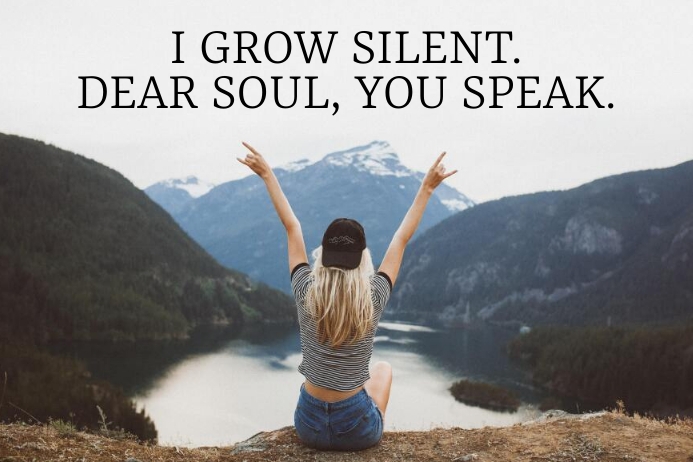 SOUL AND SPEAK QUOTE TEMPLATE | PosterMyWall
