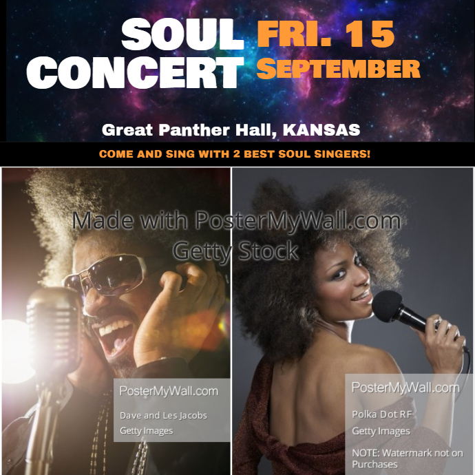 Copy of soul concert | PosterMyWall