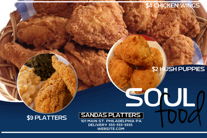 Soul Food Template | PosterMyWall