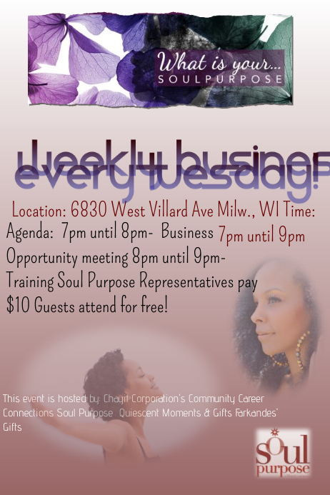 Soul Purpose Template | PosterMyWall