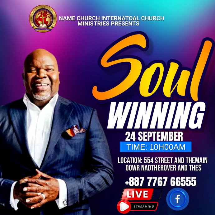 Copy of soul winning | PosterMyWall