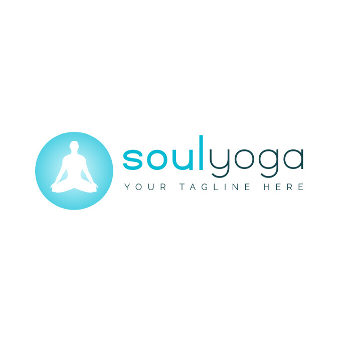 Soul yoga horizontal logo template design | PosterMyWall