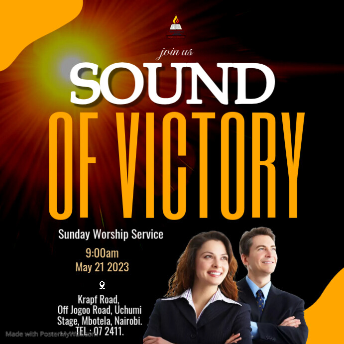 Sound of Victory service Template | PosterMyWall
