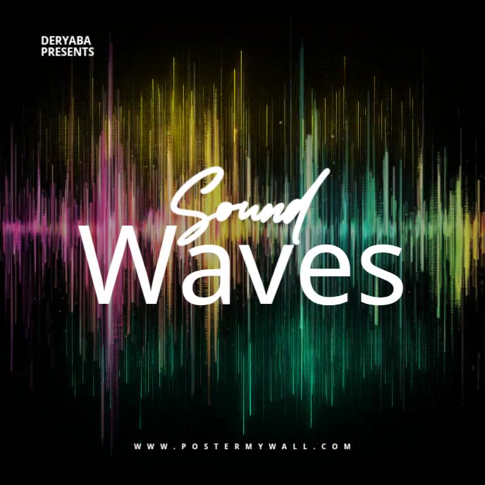 Sound Wave Beats Video Music Album Cover Template | PosterMyWall