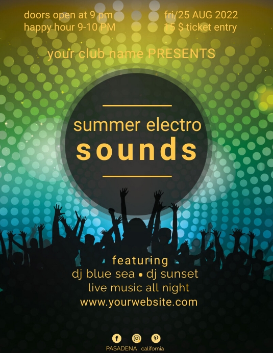 Template Flayer Pesta Dj | PosterMyWall