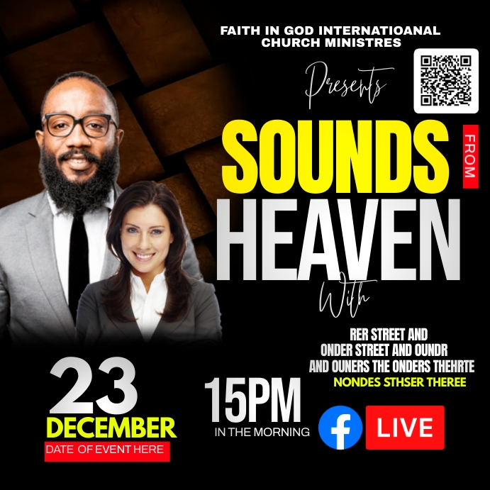 Copy of Sounds of heaven | PosterMyWall