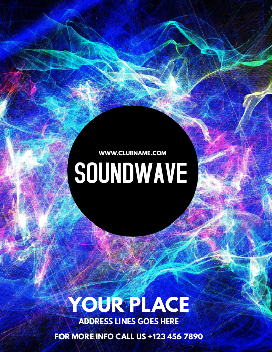 Soundwave Flyer Template | PosterMyWall