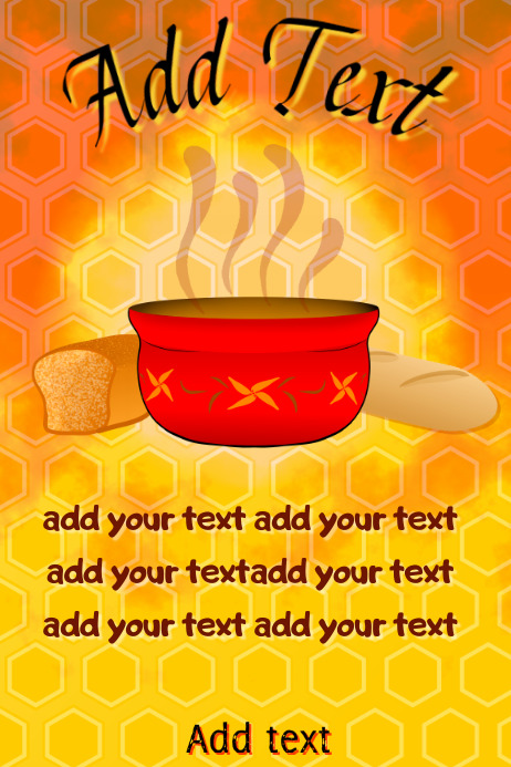 Hot meal, template | PosterMyWall