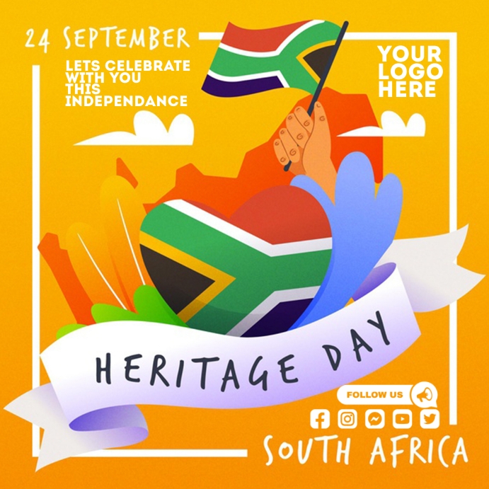 South Africa Heritage Day Template | PosterMyWall