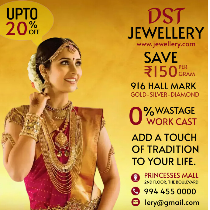 south indian jewellery poster design Template | PosterMyWall