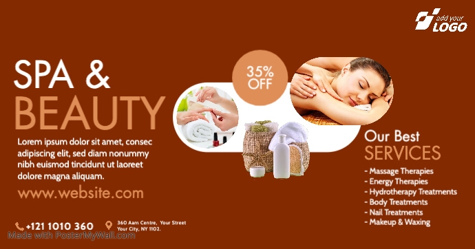Spa & Beauty Care Ad Template | PosterMyWall