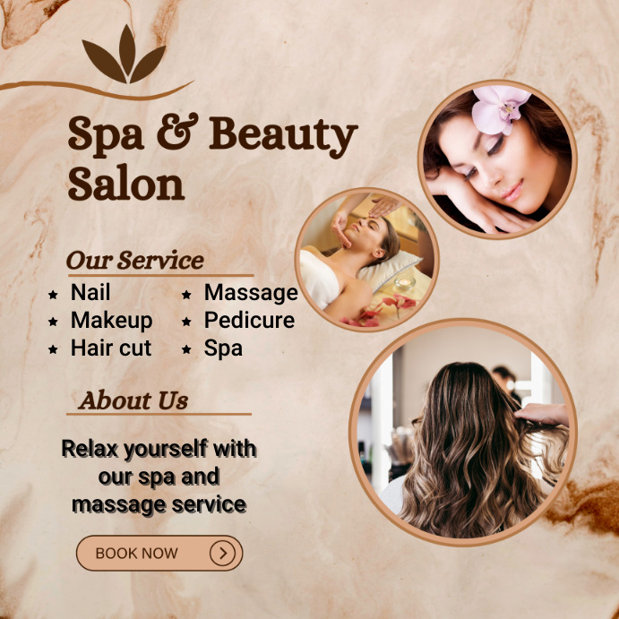 Spa & Beauty Salon Template | PosterMyWall