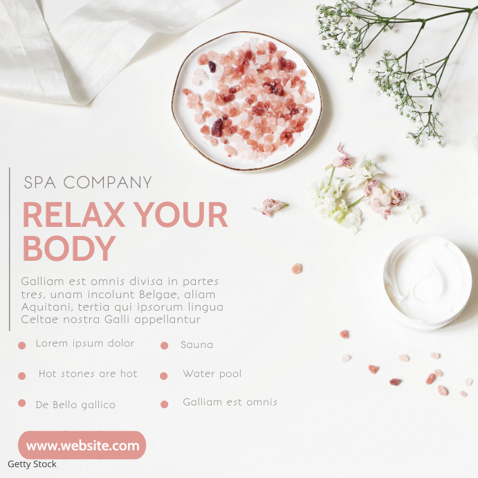 spa advertising online Template | PosterMyWall