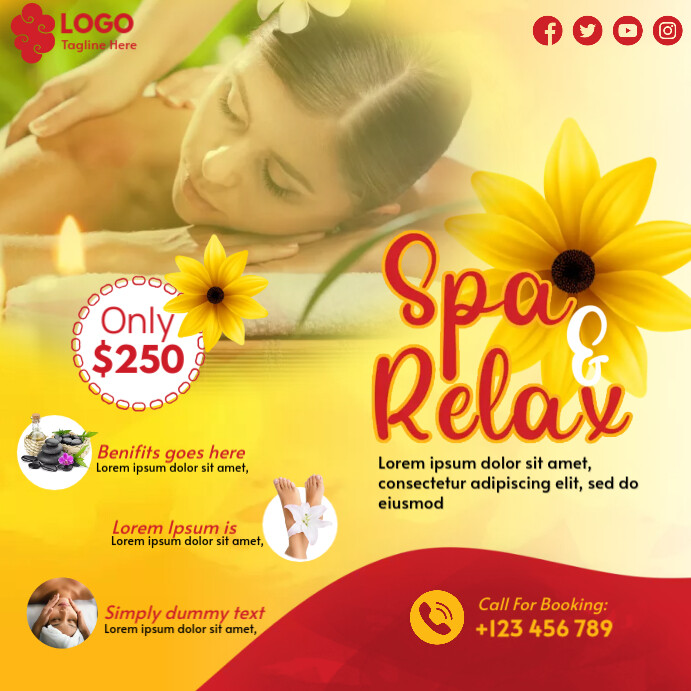 Spa and Beauty Parlour Instagram Post Template | PosterMyWall