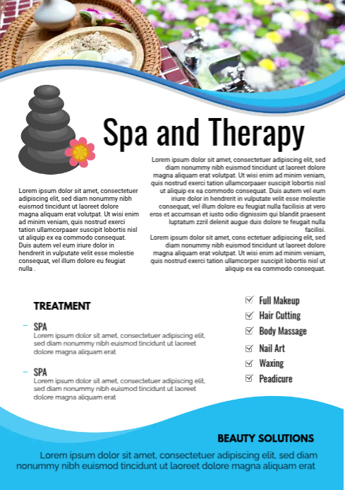 Spa and Therapy Template | PosterMyWall