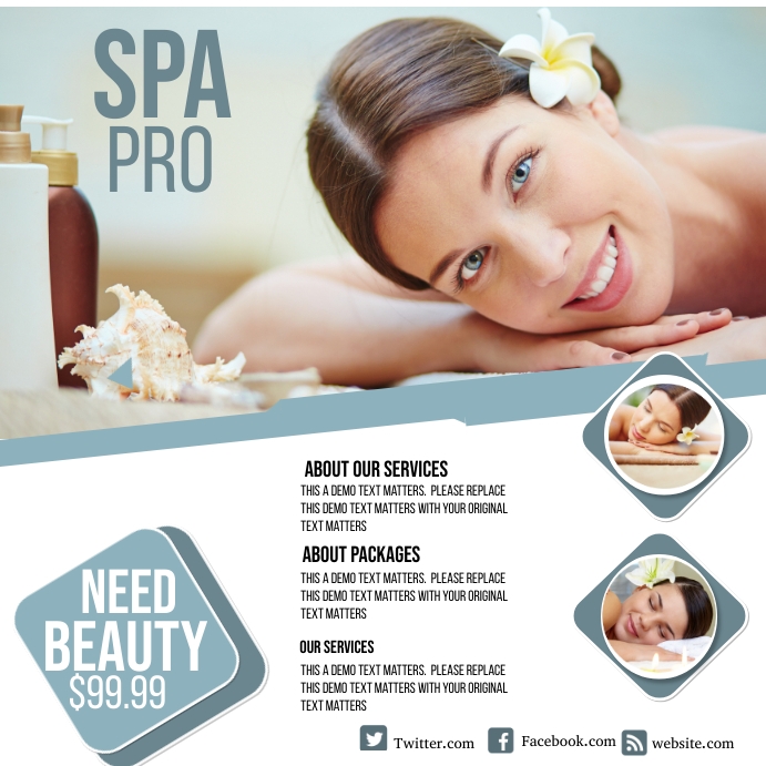 Spa Template | PosterMyWall