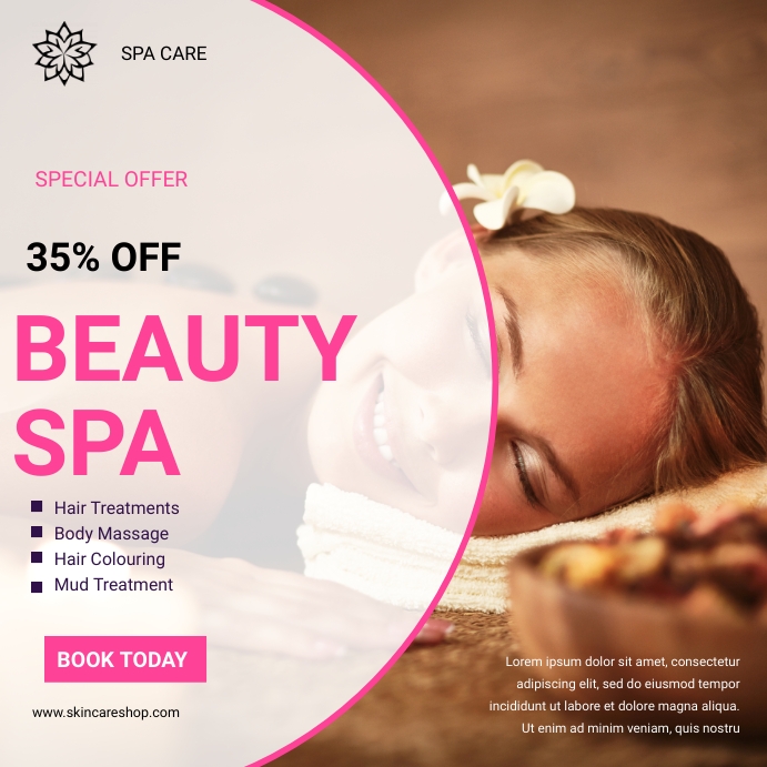 Spa flyers Template | PosterMyWall