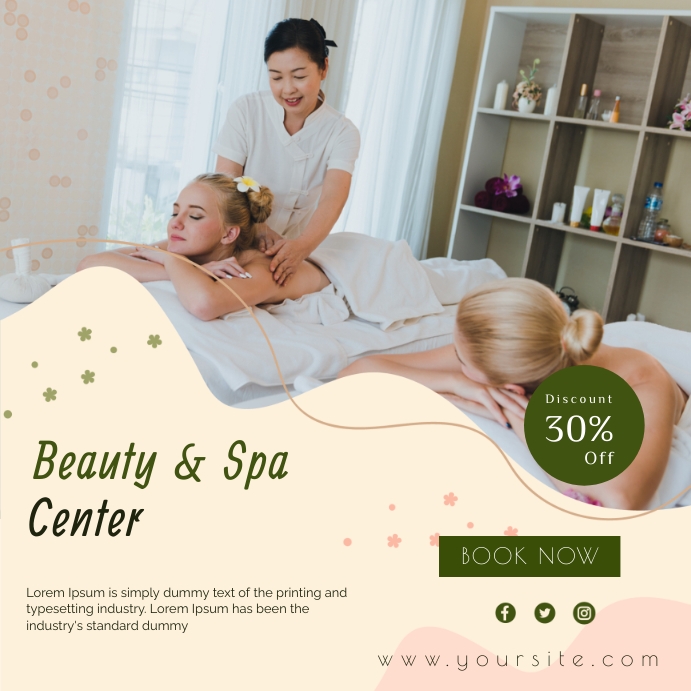 spa poster Template | PosterMyWall