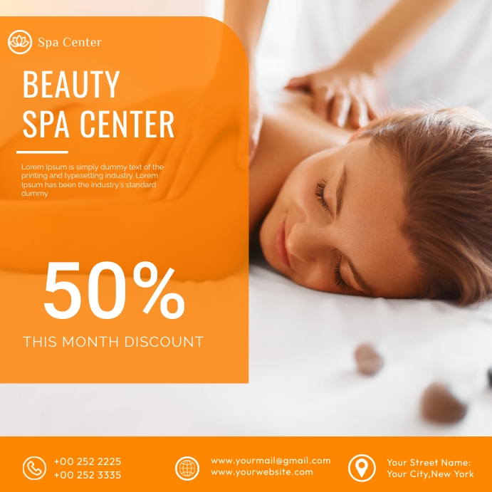 spa poster Template | PosterMyWall