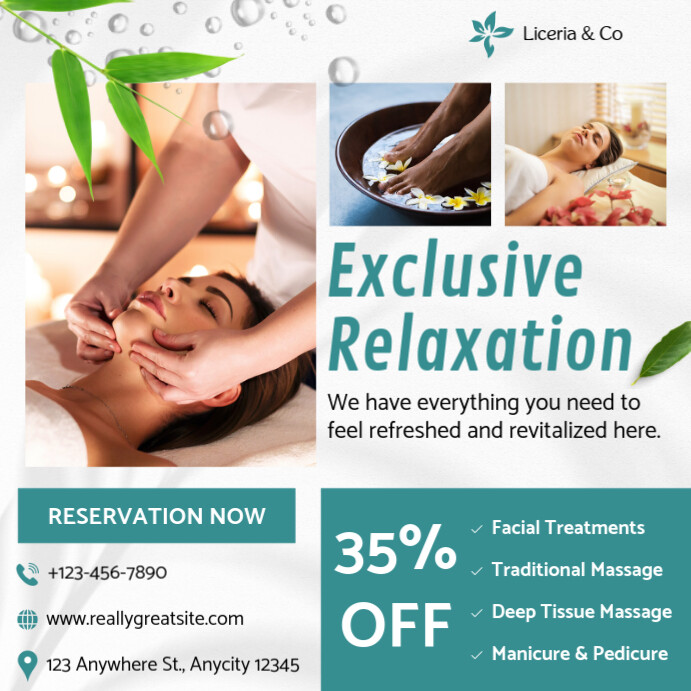 SPA Promotion Template | PosterMyWall