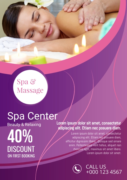 Spa Promotion Flyers Template | PosterMyWall