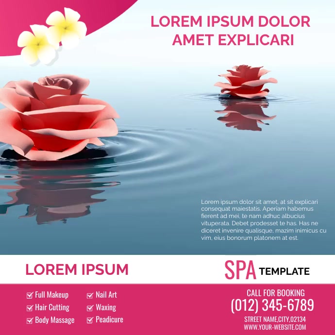 Spa Video Ads Template | PosterMyWall