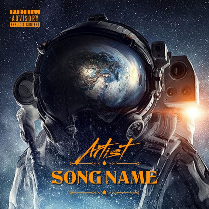 space album cover art Template | PosterMyWall
