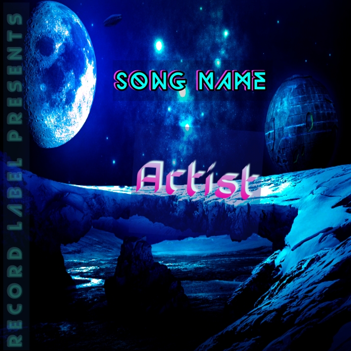 Plantilla de Space Album Cover | PosterMyWall