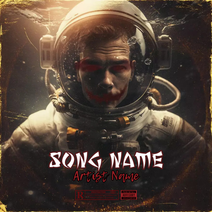 Space alien Cover Album art trap mixtape rap Template | PosterMyWall