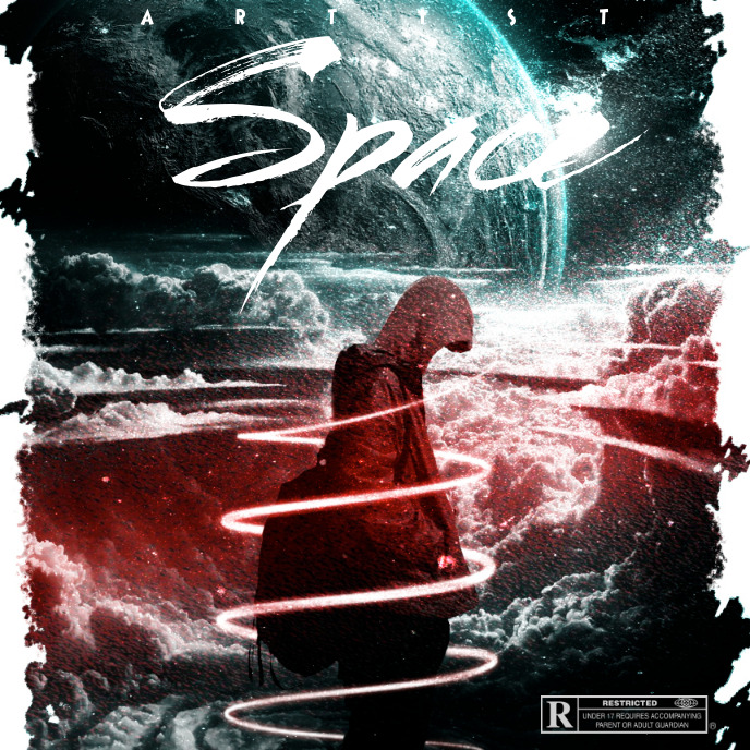 Space Cover Album music art trap mixtape rap Template | PosterMyWall